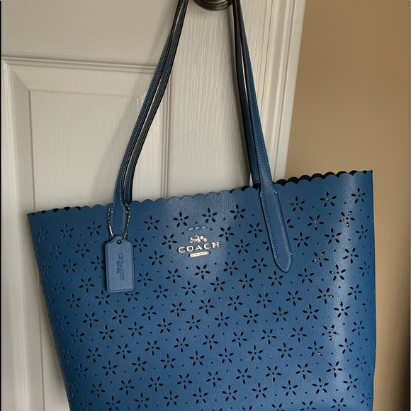 Coach | Bags | Cobalt Blue Coach Tote | Poshmark